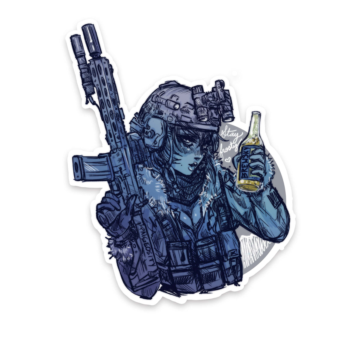 TACTICOOL Stay Frosty Sticker – Paigeosity