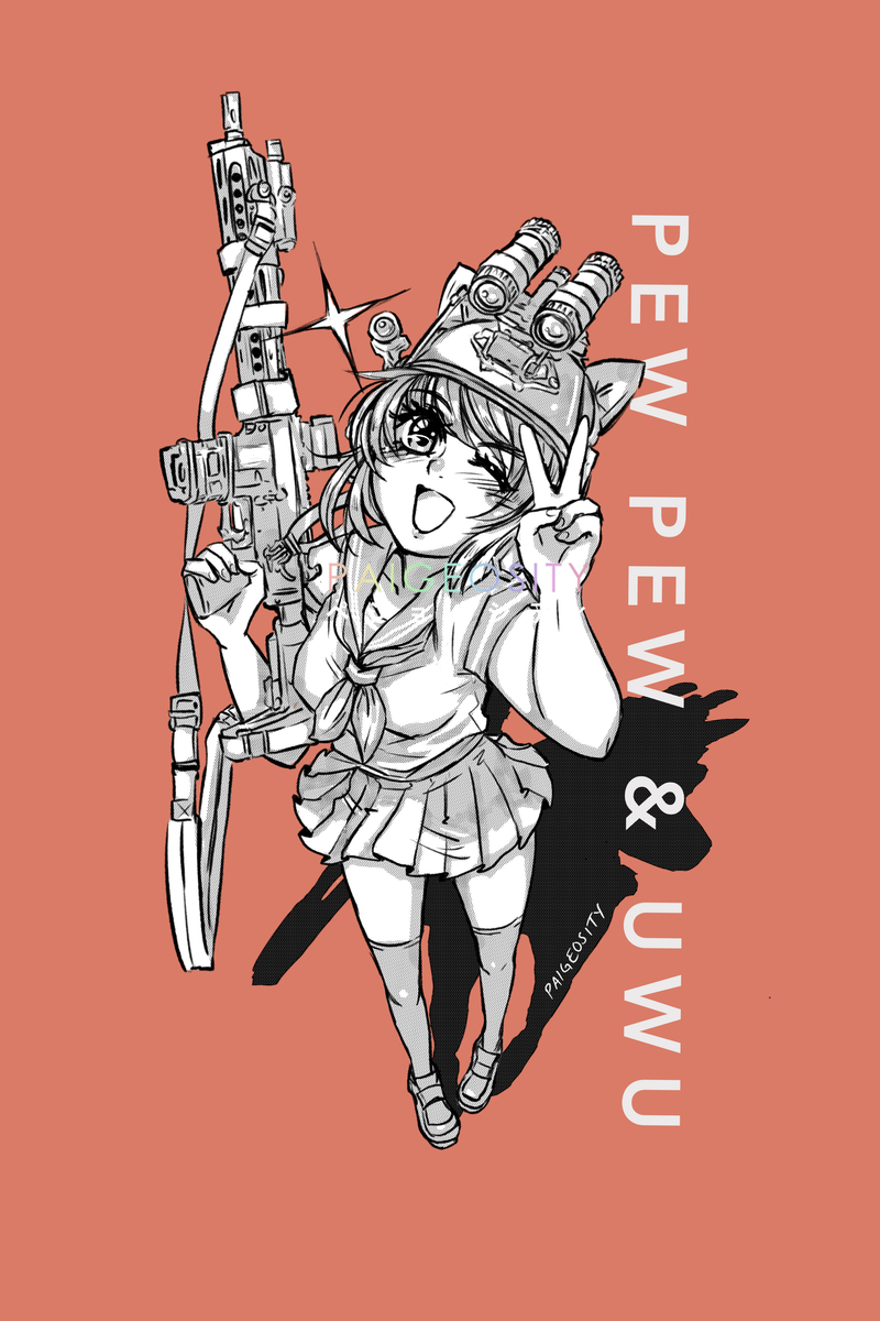 SIGNED PRINT 12"x8" Pewuwu – Paigeosity