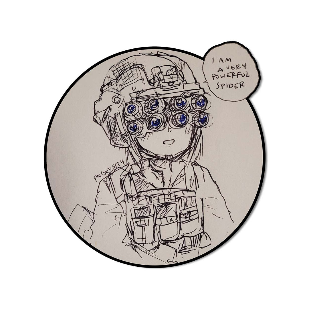 TACTICOOL Spider Goon Sticker – Paigeosity