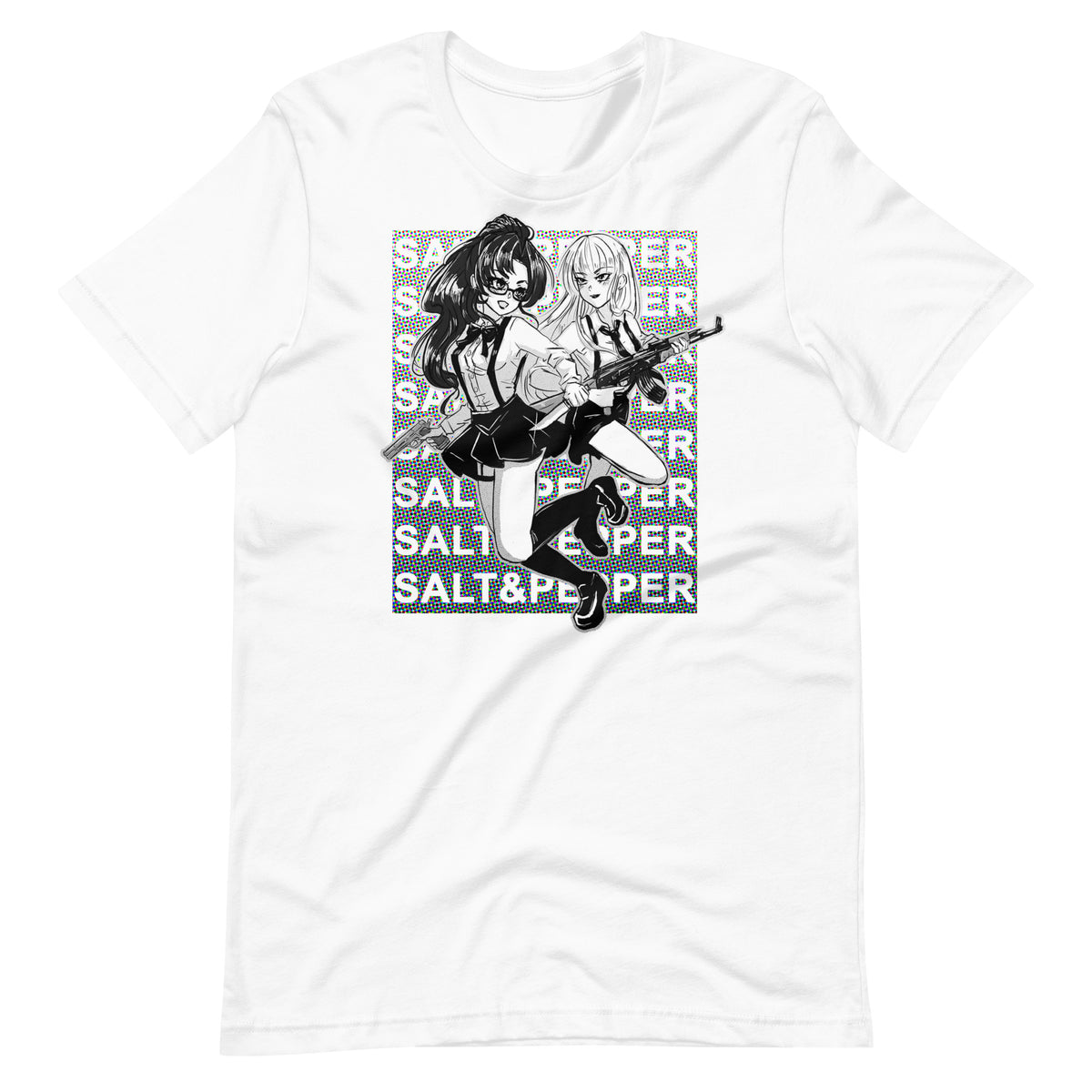 SALT & PEPPER Classic Comic Art Tee – Paigeosity